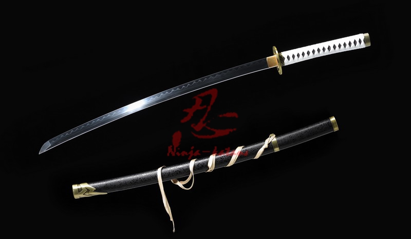 Yamato In Devil May Cry Katana Samurai Sword Clay Tempered Katana Clay